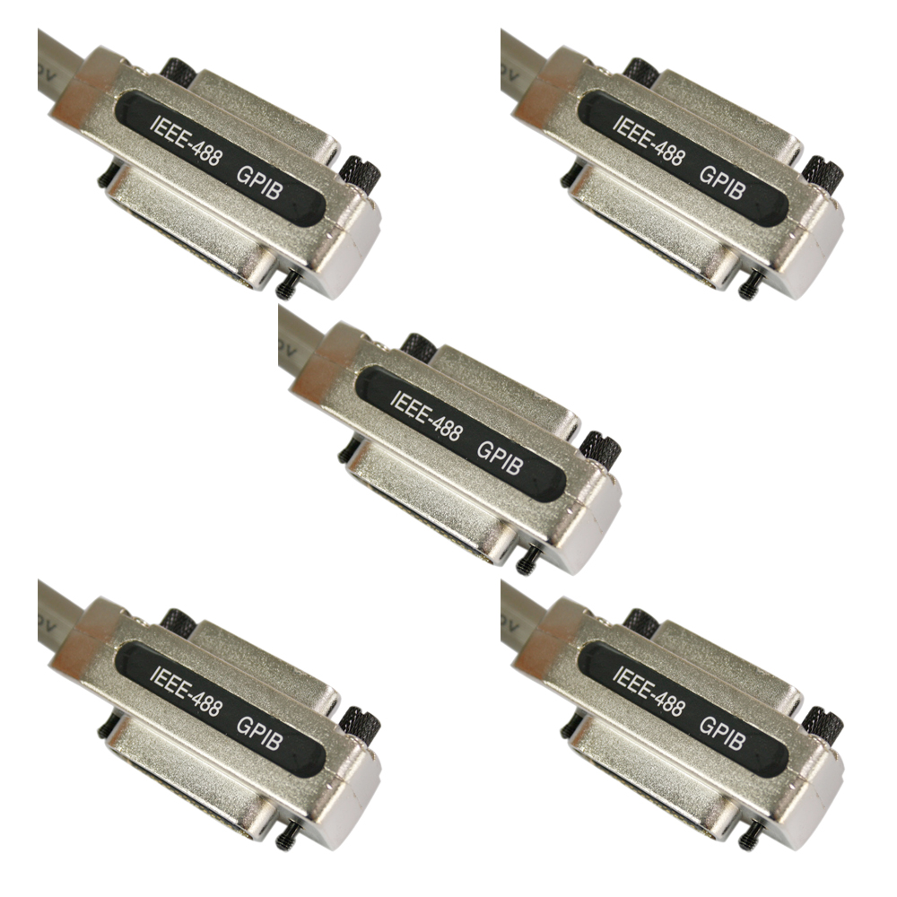Lot 5x New 1M 3Ft Adapter for IEEE-488 GPIB Metal Connector Cable US ...