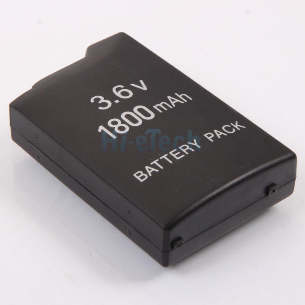 Replace 3.6V 1800mAh Battery + 5V AC Adapter Charger for Sony PSP 1000 ...